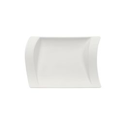 Villeroy & Boch VILLEROY & BOCH Frühstücksteller "Beilagenplatte NewWave 21 x 15 cm weiß", weiß, Speiseteller