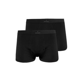 Ragman Herren Boxershorts "Boxershort 2er Pack", Gr. S, schwarz, Obermaterial: 95% Baumwolle CO. 5% Elasthan EL., Unterhosen