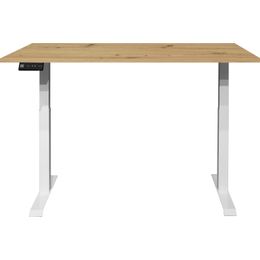 M&auml;usbacher Schreibtisch M&Auml;USBACHER, B:120cm, wei&szlig;, B&uuml;ro, Tische, "Big System Office", Breite 120 cm, elektrisch h&ouml;henverstellbar
