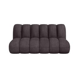 2,5-Sitzer, B:185cm H:84cm T:108cm, grau, LeGer Home by Lena Gercke, 100% Polyester, Sofas, "Priya Designersofa, moderne Steppung, auch in Boucl&eacute;",