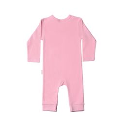 Liliput Baby Jumpsuit "Be happy", Gr. 74, rosa, 100% Baumwolle, Overalls, mit praktischer Druckknopfleiste