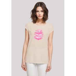 T-Shirt F4NT4STIC "Internationaler Frauentag: Girl-Power-Design", Damen, Gr. 4XL, sandwei&szlig;, Obermaterial: 100% Baumwolle, regular fit, Rundhals, ohne B&uuml;ndchen, Shirts T-Shirt, Premium Qualit&auml;t