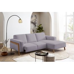 Ecksofa, B:250cm H:84cm T:163cm, lila, exxpo - SOFA FASHION, Wohnzimmer, Sofas, "Starr, modern und klassisches Design, hochwertige Verarbeitung,