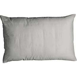 Kissenbezug CASATEX, B:40cm L:80cm, silber, Satin, Baumwolle, Kissenbez&uuml;ge, "Uni", Uni Design, Rei&szlig;verschluss, tolle Farben