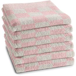 Geschirrtuch DDDDD, B:50cm L:55cm, pink, 100% Baumwolle, Geschirrt&uuml;cher, "Barbeque", optimale Feuchtigkeitsaufnahme, mit praktischer Aufh&auml;nge&ouml;se