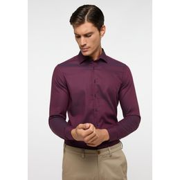 Eterna Herren Langarmhemd "SLIM FIT"bordeaux, Gr. 43, 100% cotton, Hemden