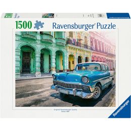 Ravensburger Kinder Puzzle "Cuba Cars", bunt, B:80cm H:60cm, Puzzles, Made in Germany