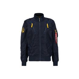 Herren Bomberjacke "Falcon II Light", blau, Gr. S, Alpha Industries, Obermaterial: 100% Nylon, Futter: 100% Nylon, Jacken