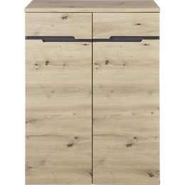Kommode Innostyle, B:80cm H:107cm T:38cm, braun, FSC-zertifizierter Holzwerkstoff, MDF, Schlafzimmer, Sideboards, "Memphis", Breite 80 cm
