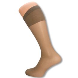 Damen Strümpfe, beige, 94% Polyamid, 6% Elasthan, Socken