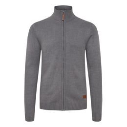 11 Project Herren Strickjacke "Strickjacke PRNoldi", grau, Gr. XXL, meliert, Obermaterial: 100% Polyacryl PAN., Strickjacken