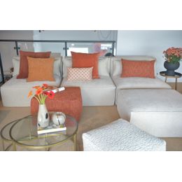 HOCK Dekokissen H.O.C.K., B:70cm H:10cm L:40cm, orange, Obermaterial: 100% Polyester. F&uuml;llung: 100% Polyester, Dekokissen_Sitzkissen_Kissenh&uuml;llen,