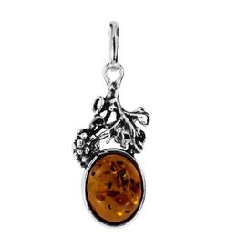 OSTSEE-SCHMUCK Damen Kettenanh&auml;nger "OSTSEE-SCHMUCK Anh&auml;nger Vani Anh&auml;nger Vani", 29 x 9mm, Silber 925 (Sterlingsilber), 1,4 g, wei&szlig;, Silber 925