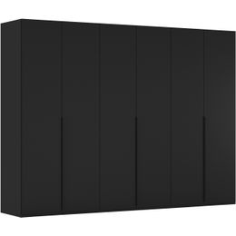 Kleiderschrank, B:301cm H:223cm T:61cm, schwarz, LeGer Home by Lena Gercke, Holzwerkstoff, Kinderzimmer, Schr&auml;nke, "Schrank Garderobe Ankleide