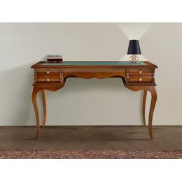 Schreibtisch Home Affaire, B:120cm H:82cm T:70cm, braun, B&uuml;ro, Tische, "Tische Damigella", Breite 120 cm