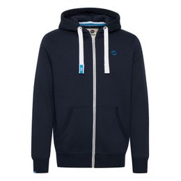 !Solid SOLID Herren Kapuzensweatjacke "Kapuzensweatjacke SDBennZip", blau, Gr. S, Obermaterial: 50% Baumwolle CO. 50% Polyester PES., Sweatjacken