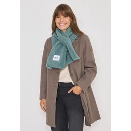 Schal Cecil, Damen, Gr. onesize, ice hill grün, Stoff, Vorderseite: 100% Polyester; Rückseite: 50% Modal, 50% Baumwolle, unifarben, Modetücher, Basic
