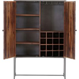 Highboard GUTMANN FACTORY, B:100cm H:150cm T:38cm, braun, Wohnzimmer, Sideboards, Stauraumschrank, Breite 100 cm
