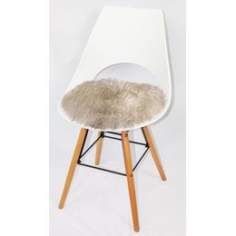 Stuhlkissen Heitmann Felle, B:45cm L:45cm &Oslash;:45cm, beige, Obermaterial: 100% Lammfell, Esszimmer, Dekokissen_Sitzkissen_Kissenh&uuml;llen, "Lamm,