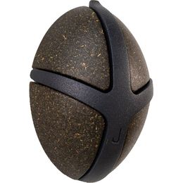 Garderobenhaken SPINDER DESIGN, B:7,5cm H:9,5cm T:3,5cm, braun, ABS-Kunststoff, Garderobenhalter, "TICK BIO", Design-Garderobe aus recyceltem ABS und