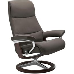 stressless "View" mit Signature Base, Gr&ouml;&szlig;e M,Gestell Wenge