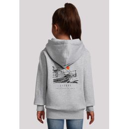 F4NT4STIC Kinder Kapuzenpullover "Escape Discover the World Town Train Station", grau, Gr. 146, Obermaterial: 65% Baumwolle, 35% Polyester, Pullover,