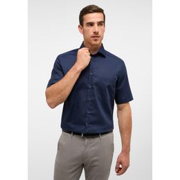 Eterna Herren Kurzarmhemd "COMFORT FIT"navy, Gr. 40, Popeline, 100% Baumwolle, Hemden, NON IRON (b&uuml;gelfrei)