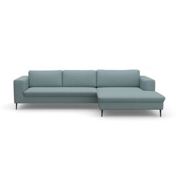 Ecksofa DOMO collection, B:329cm H:81cm T:173cm, gr&uuml;n, Wohnzimmer, Sofas, "Modica, zeitlos und elegant, L-Form", moderne Optik mit extrabreiter