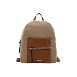 Tamaris Damen Rucksack "Rucksack TAS Fabrizia", beige, Polyester, Rucksäcke