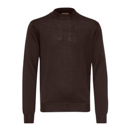 Casual Friday Jungen Strickfleece-Pullover "Strickpullover CFKarl", braun, Gr. XXXL, Obermaterial: 50% Wolle WO. 50% Polyacryl PAN., Pullover