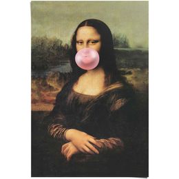 Poster Reinders, B:61cm H:91,5cm, bunt, Papier, Bilder, "Leonardo Da Vinci Kaugummi"
