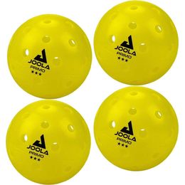 Joola Pickleball "Primo Ball (4PC)", 26 g, gelb, Bälle, gelocht