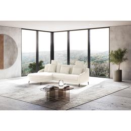 Sit & More Ecksofa SIT & MORE, B:296cm H:90cm T:189cm, beige, 100% Polyester, Wohnzimmer, Sofas, "Soul L-Form", wahlweise mit Bettfunktion