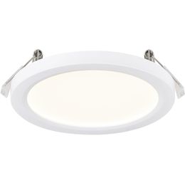 Nordlux LED Wandleuchte "Söller", Ø 12,9cm H: 2,5cm, 1 Stk., weiß, Leuchten, inkl. 7,5W LED, 600 Lumen, IP44