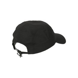 SOS Herren Baseball Cap "Collose", schwarz, unifarben, 100% Polyamid, Caps, im 5-Panel-Design mit Kordelzug