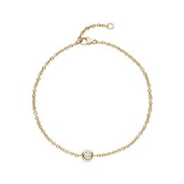 Jobo Damen Armband, 18cm, Diamanten Gelbgold 750, gelb, Diamanten, Gelbgold 750, Armb&auml;nder, 750 Gold mit Diamant