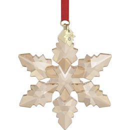 Swarovski Dekohänger "Kristall Sammelfigur Annual Edition Festive Ornament 2024", B/H/T: 1,25cm x 8,4cm x 6,55cm, weiß, Kristallglas, Metall,