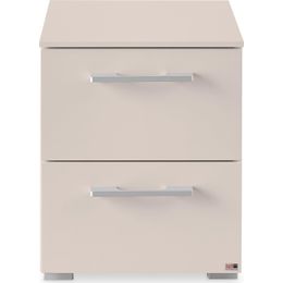 Nachtkommode, B:40cm H:49cm T:42cm, beige, SET ONE BY Musterring, Holzwerkstoff, Sideboards, "Henderson", In 4 Farben erh&auml;ltlich, Schubladen inkl.