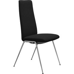 Polsterstuhl stressless, B:57cm H:105cm T:60cm, schwarz, Microfaser DINAMICA (88% Polyester, 12% Polyurethan), Esszimmer, Stühle, "Laurel", High