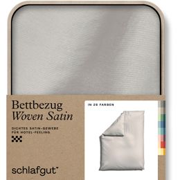 Bettbezug Schlafgut, B:155cm L:220cm, beige, Mako-Satin, Obermaterial: 100% Baumwolle, Bettbezüge, "Woven Satin", besonders dicht gewebt, Mix &