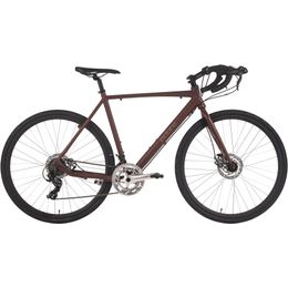 Adore Gravelbike "Gravelbike Rennrad 28'' G3006 braun RH 56 cm Adore", 56cm, 28 Zoll (71,12cm) hinten: 28 Zoll (71,12cm), braun, Fahrräder