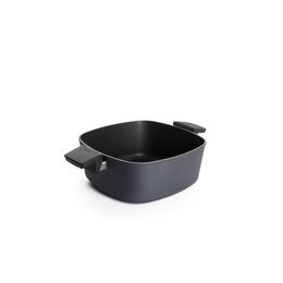 Kasserolle "Diamond Lite", 5,5 l + H&ouml;he 10,5cm, grau, WOLL MADE IN GERMANY, T&ouml;pfe, eckig, Induktion