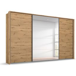Schwebet&uuml;renschrank Rauch, B:323cm H:233cm T:68cm, braun, Holzwerkstoff, Schr&auml;nke, "Kleiderschrank Schrank Garderobe OTELI inkl. 3 Innenschubladen",