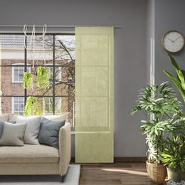 Neutex for you! Schiebegardine NEUTEX FOR YOU, B:60cm H:295cm, gr&uuml;n, Jacquard, Polyester, Wohnzimmer, Gardinen, "Libre-ECO", nach Ma&szlig;