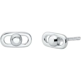Michael Kors Damen Paar Ohrstecker "Schmuck Geschenk Silber 925 Ohrringe Astor Link", Silber 925 (Sterlingsilber), silber, Silber 925