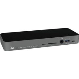 OWC Laptop-Dockingstation "14-Port Thunderbolt 3 Dock with Cable", B:23mm H:2,5mm T:8,9mm, grau, Dockingstationen