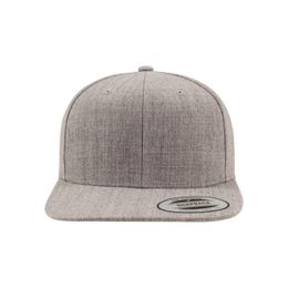 Flexfit Damen Flex Cap "Flexfit Unisex Classic Snapback"heather, heather, unifarben, 80% Polyacryl, 20% Wolle, Caps