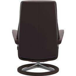 stressless "View" Set, Relaxsessel mit Hocker, mit Signature Base, Gr&ouml;&szlig;e M,Gestell Wenge