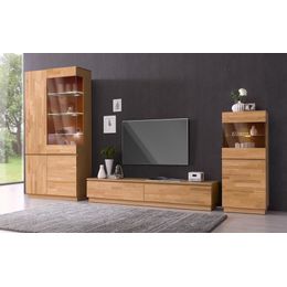 Vitrine Home Affaire, braun, Wohnzimmer, Schr&auml;nke, H&ouml;he 184 cm, teilmassiv, FSC-zertifiziert