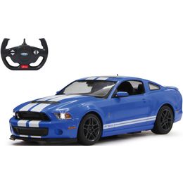 Jamara Kinder RC-Auto "Ford Shelby GT500 - 27 MHz blau", blau, Kunststoff, B:34,3cm H:4,9cm T:14,5cm, Fernlenkfahrzeuge